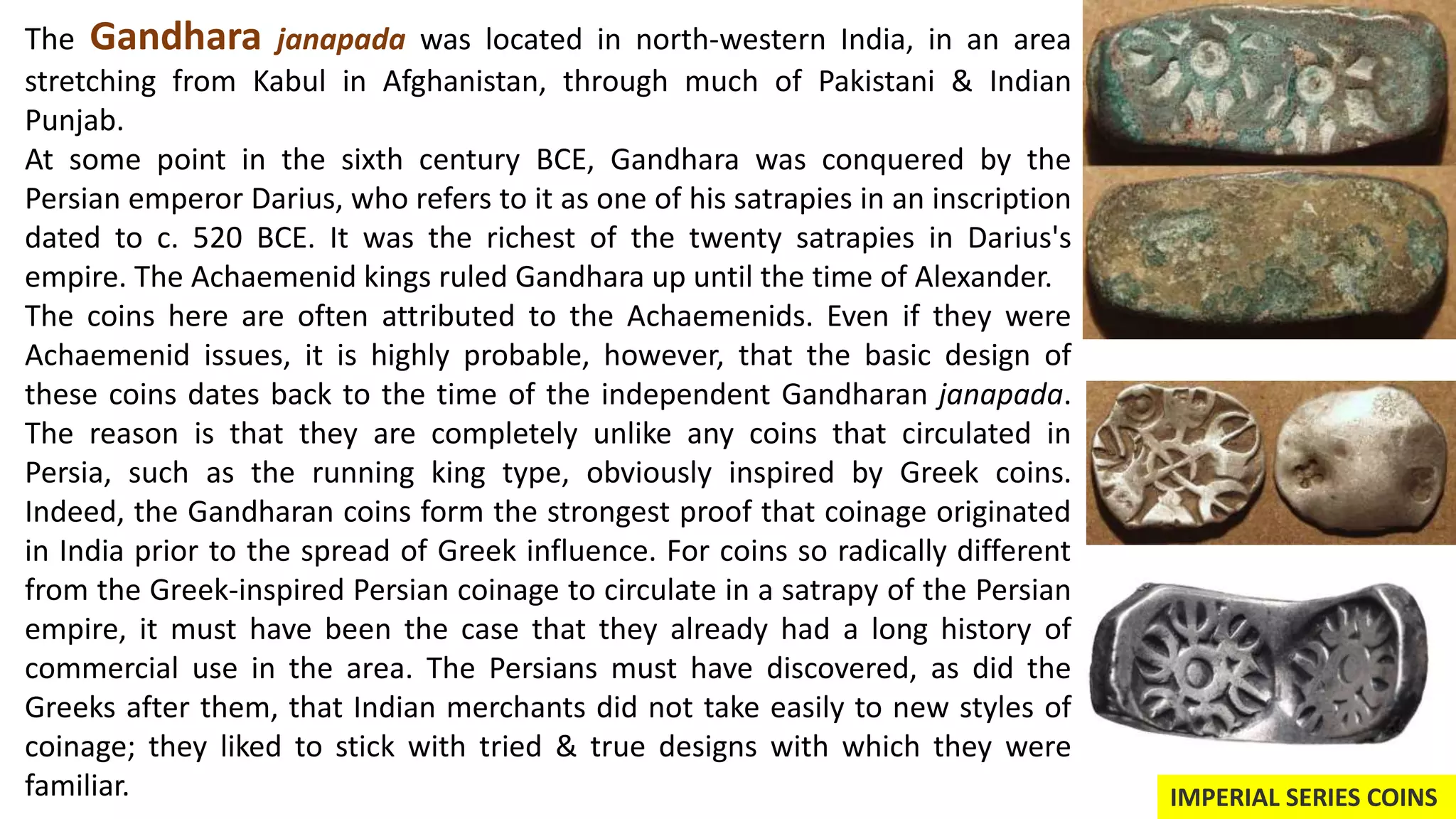 Punch Marked Coins (1000 BCE - 500 CE) | PPTX