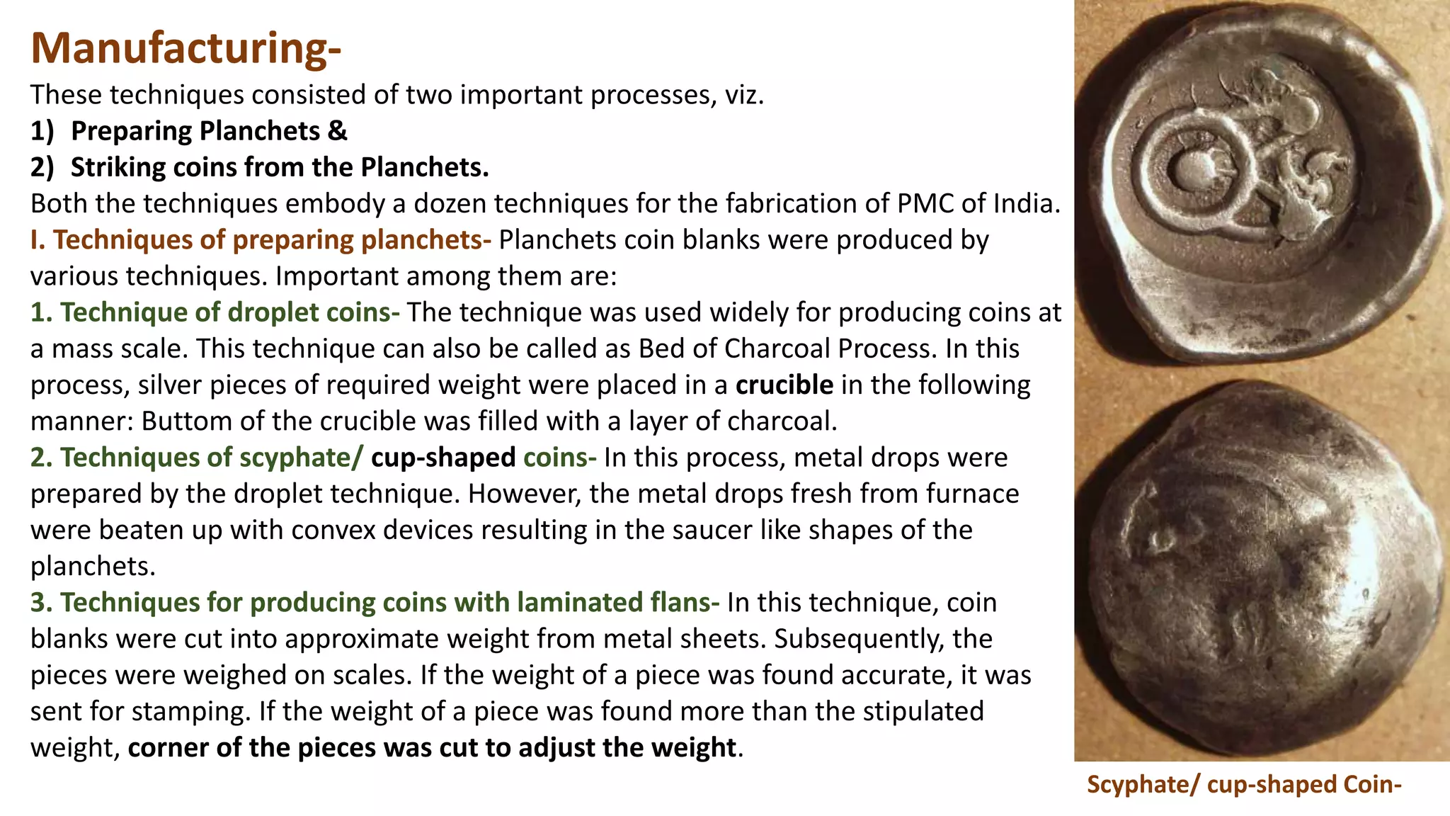 Punch Marked Coins (1000 BCE - 500 CE) | PPTX
