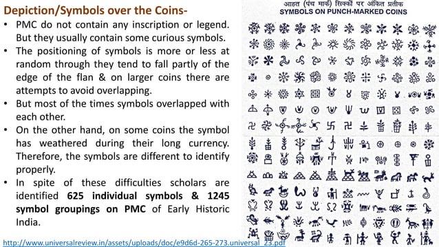 Punch Marked Coins (1000 BCE - 500 CE) | PPTX