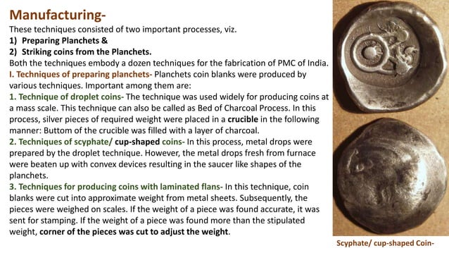Punch Marked Coins (1000 BCE - 500 CE) | PPTX