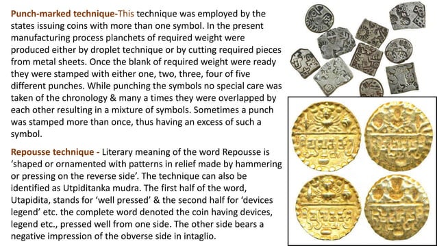 Punch Marked Coins (1000 BCE - 500 CE) | PPTX