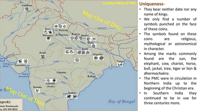 Punch Marked Coins (1000 BCE - 500 CE) | PPTX