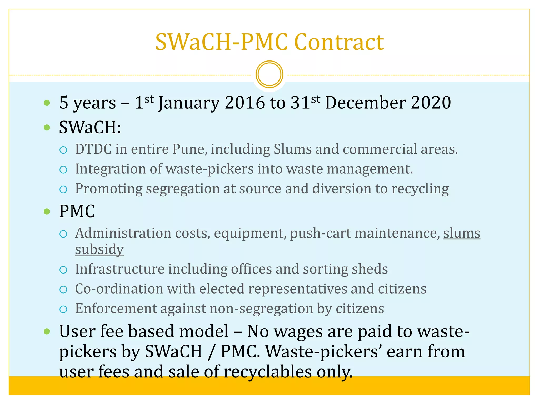 Integrated Solid Waste Management of PMC | PDF