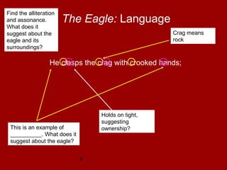 P mc the eagle by alfred lord tennyson | PPT | Poetry | Books and Literature