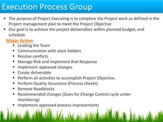 Project Management Cycle and MS Project 2013 By Subodh Kumar PMP | PPTX