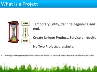 Project Management Cycle and MS Project 2013 By Subodh Kumar PMP | PPTX