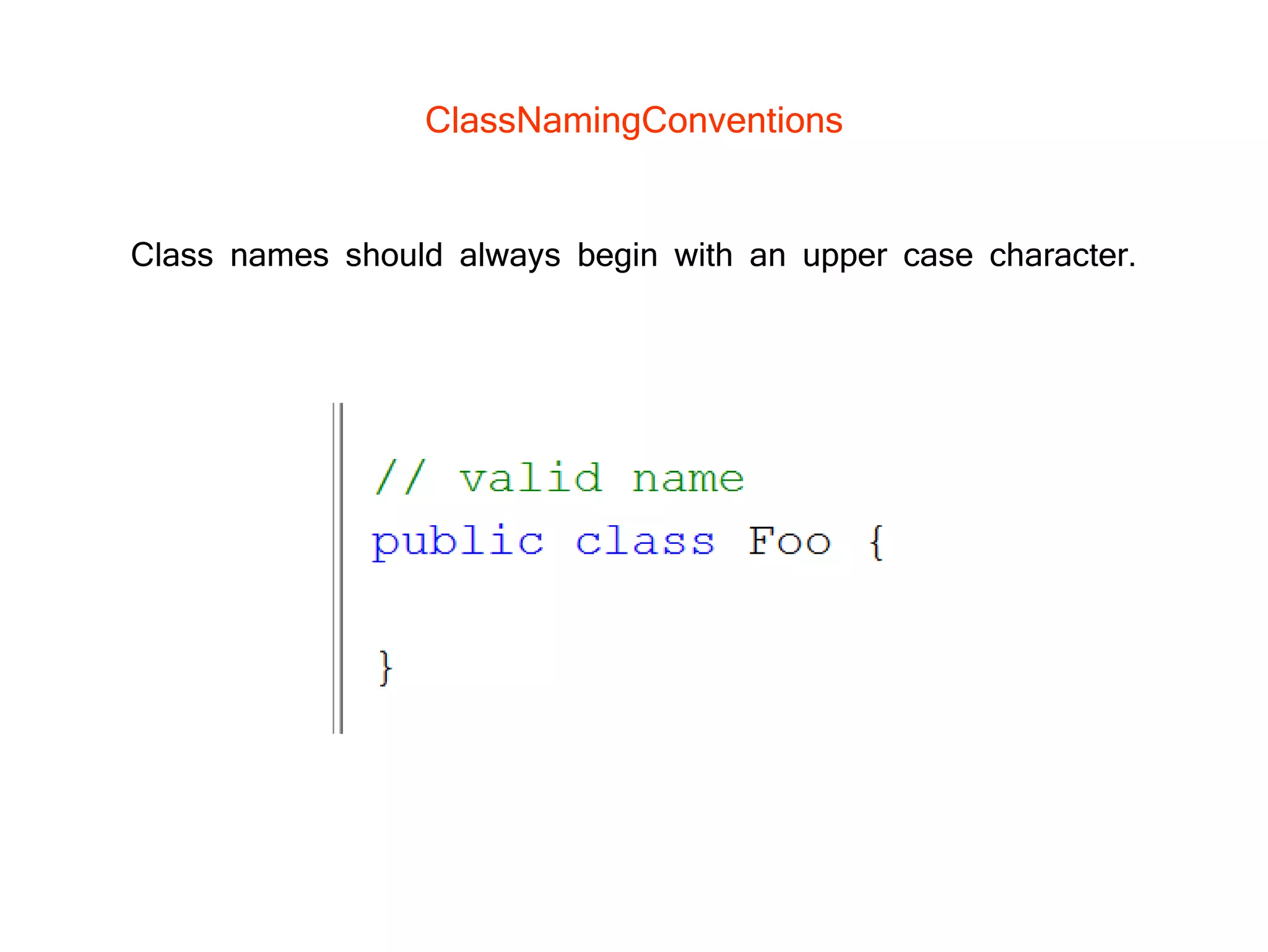 Pmd naming-rules | PPT