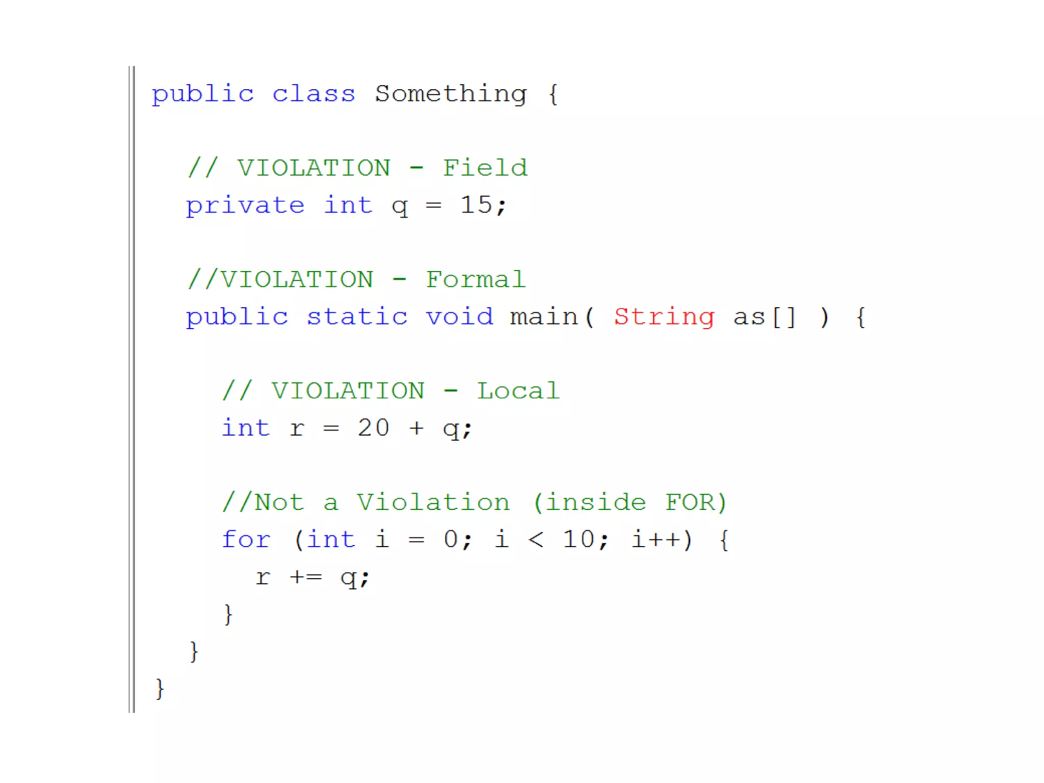Pmd naming-rules | PPT