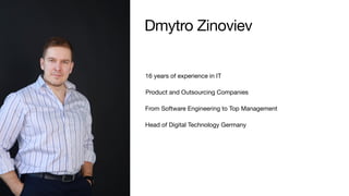 Dmytro Zinoviev: Трансформація фахівця під час кризи (UA) | PPT