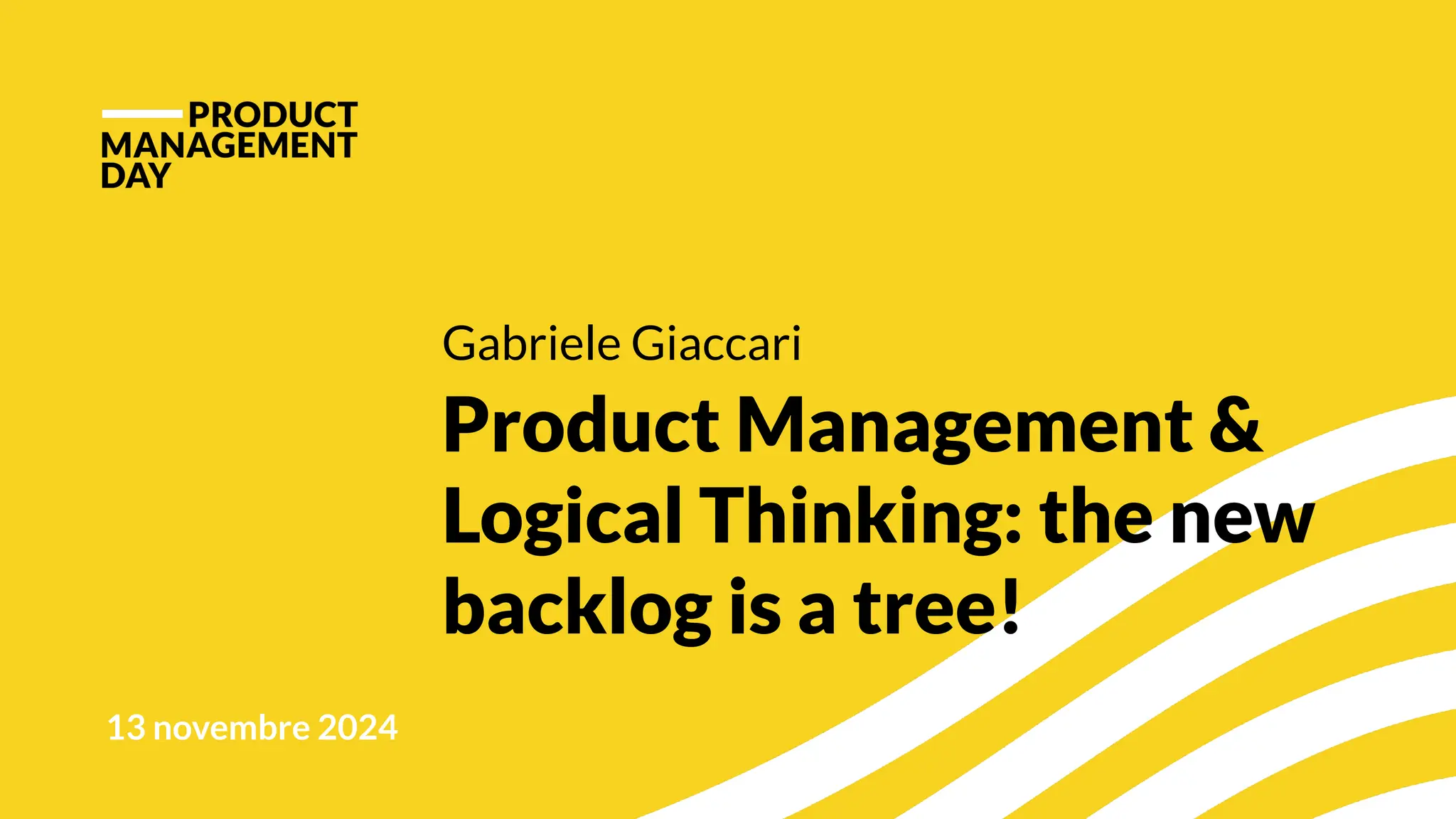Product Management & Logical Thinking: the new backlog is a tree! | PPT