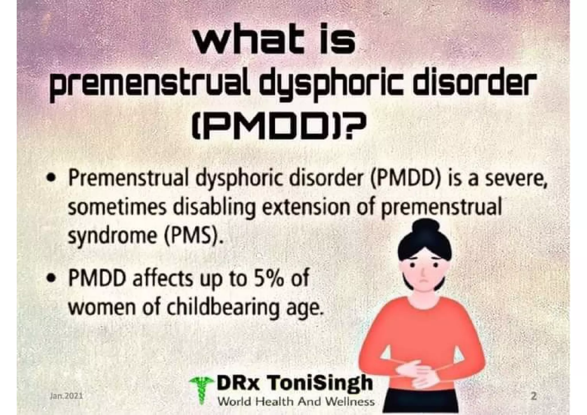 Premenstrual dysphoric disorder (PMDD) | PDF