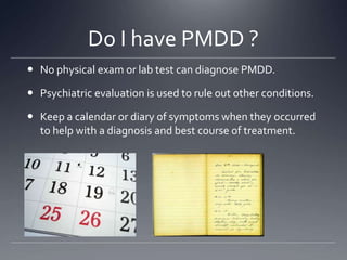 Pmdd Power Point | PPTX