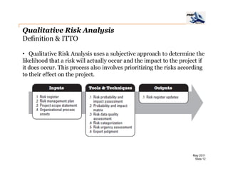Pm deep dive risk management | PDF