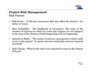 Pm deep dive risk management | PDF