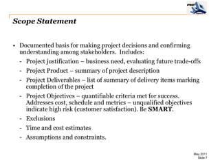 Pm deep dive scope management | PPT