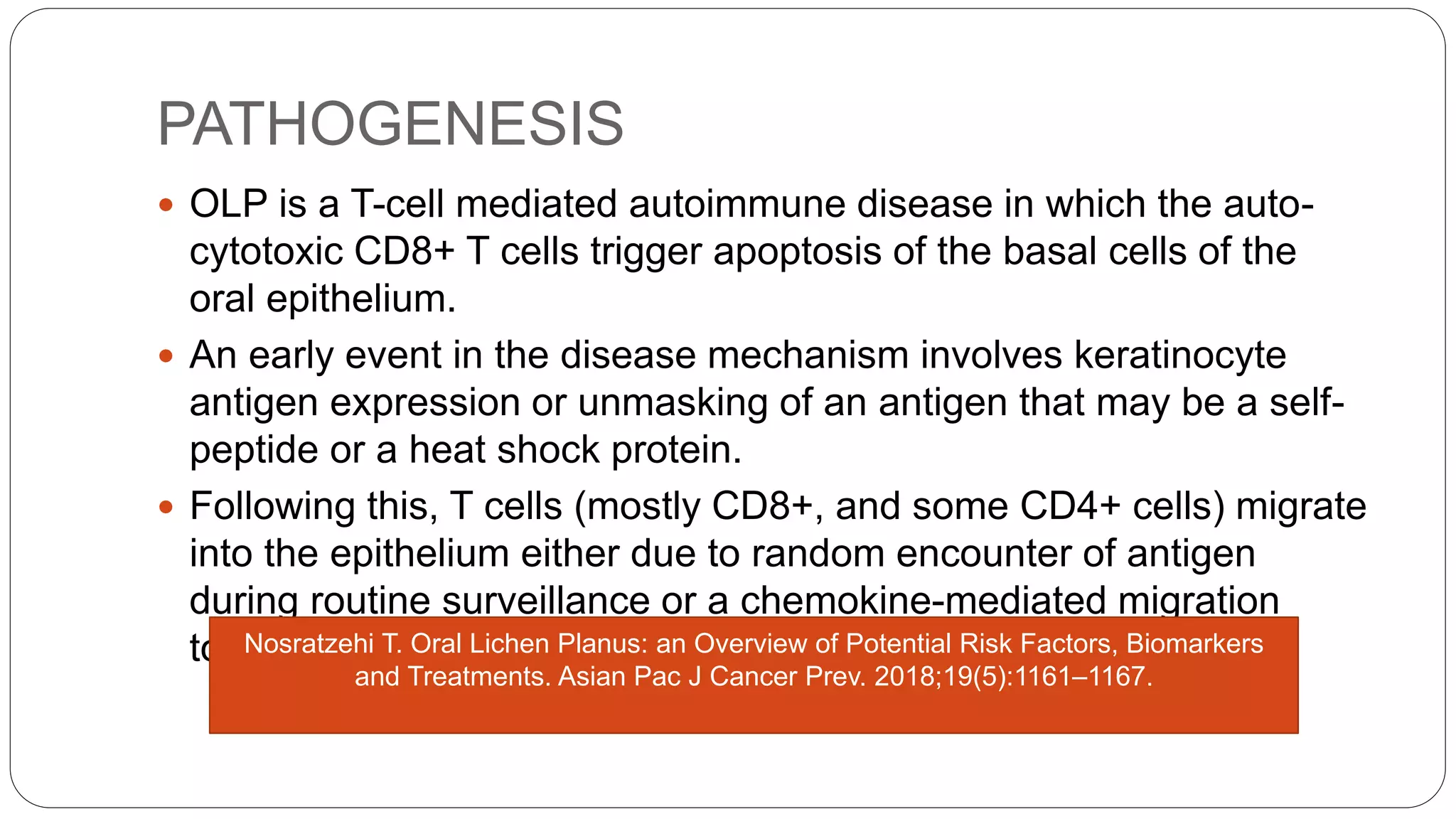 POTENTIALLY MALIGNANT DISORDER | PPTX