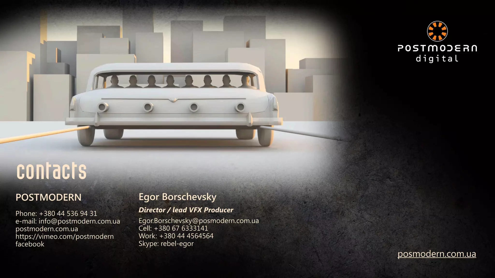 Postmodern Digital - Digital Previsualization | PPT