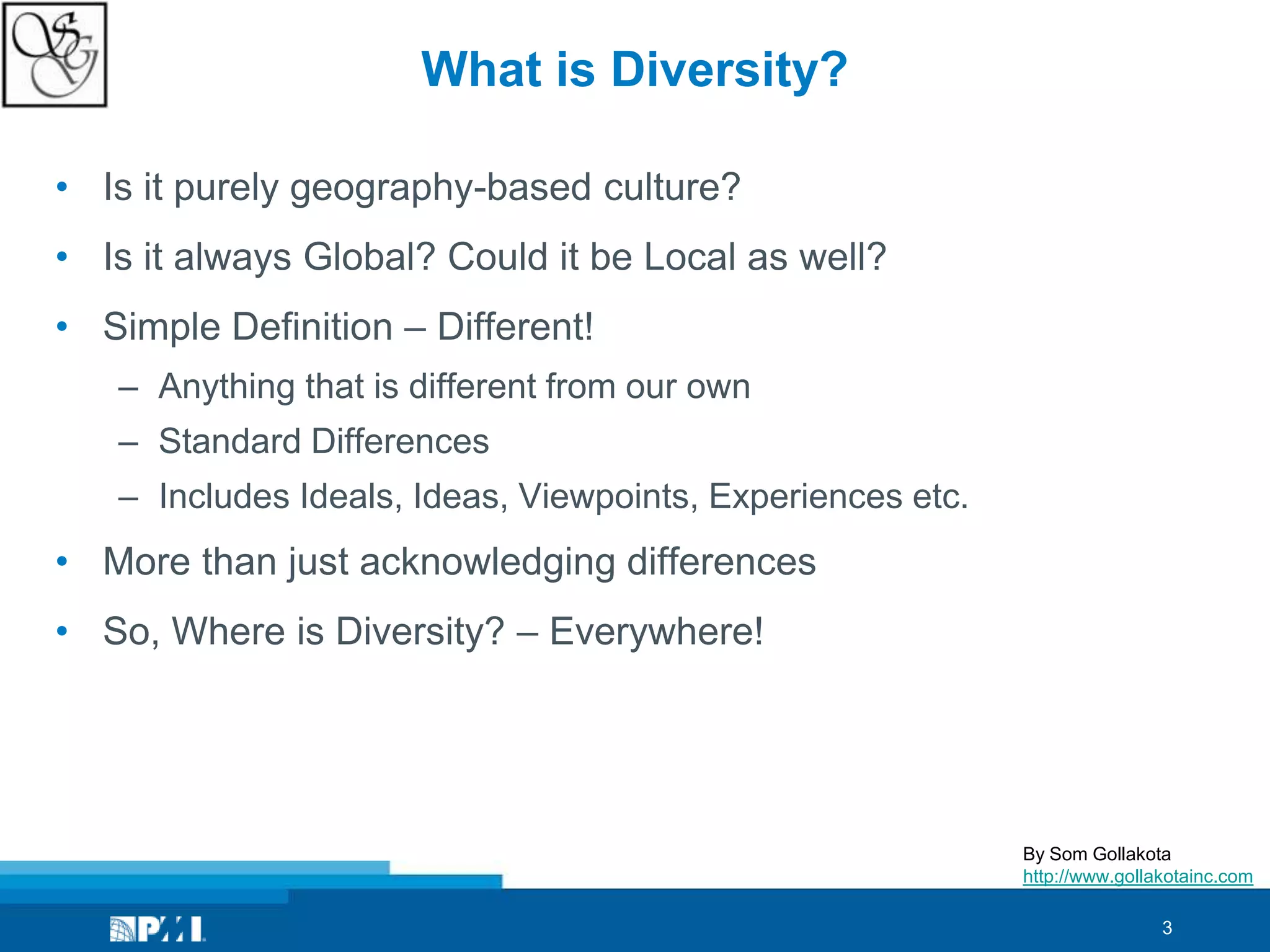 Diversity And Communication Challenges | PPSX