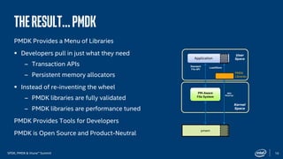Persistent Memory Development Kit (PMDK): State of the Project | PPT