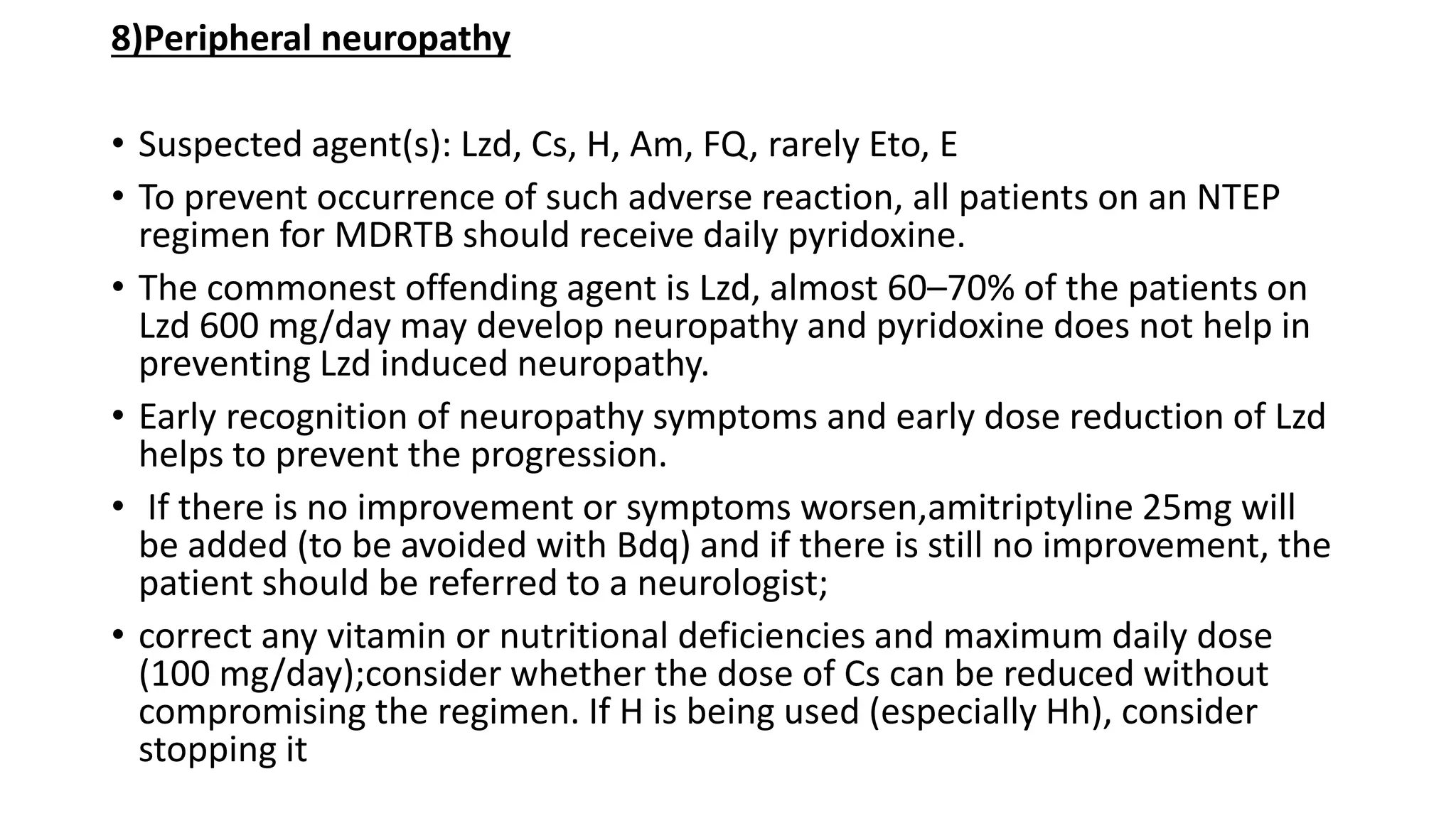 PMDT Guidelines and management strategies | PPTX