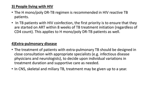 PMDT Guidelines and management strategies | PPTX