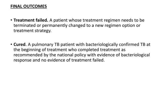 PMDT Guidelines and management strategies | PPTX