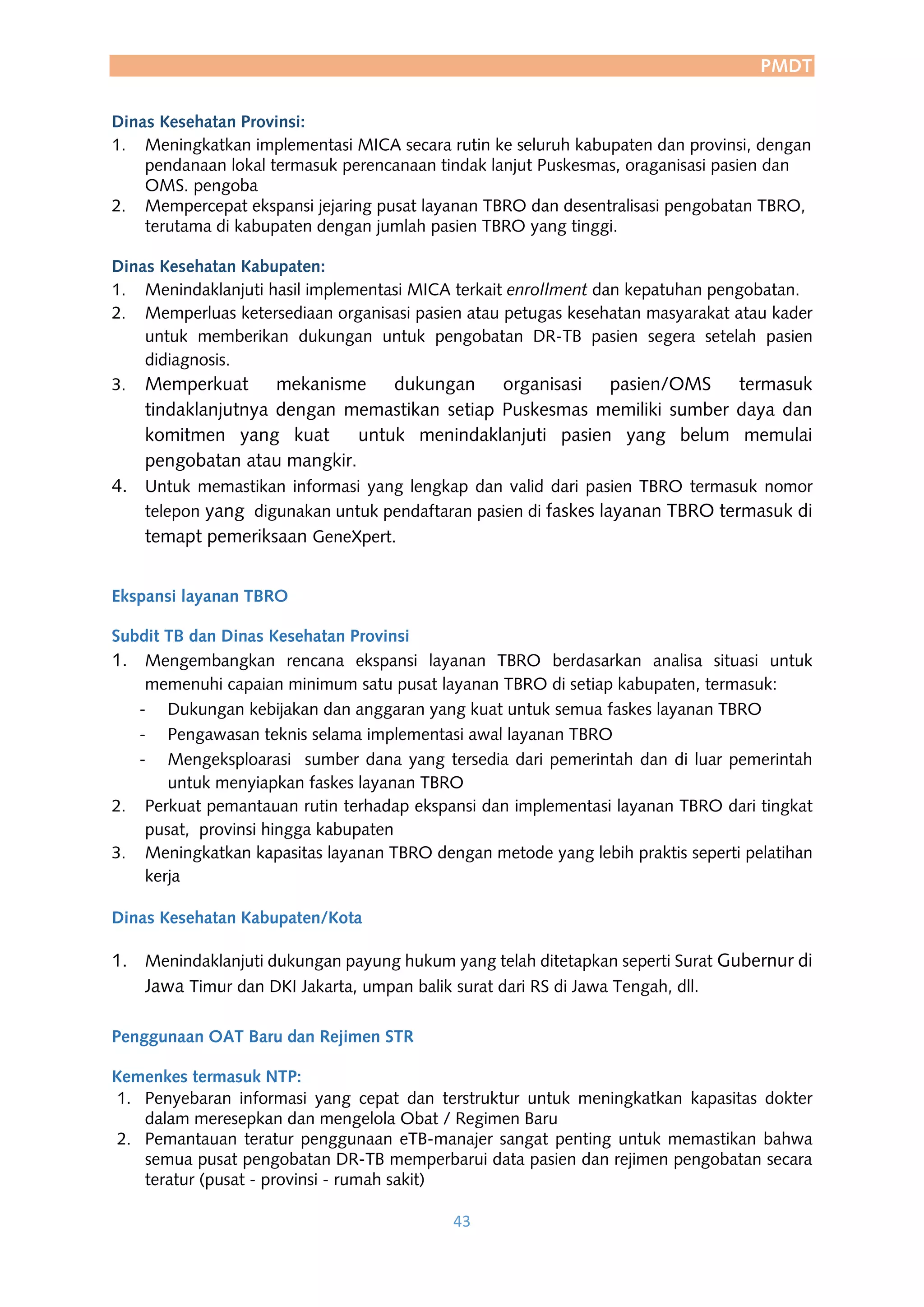 Pmdt laporan teknis ctb | PDF