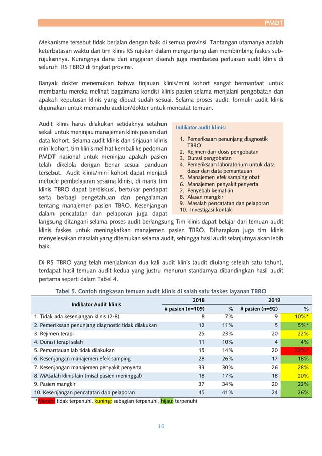 Pmdt laporan teknis ctb | PDF