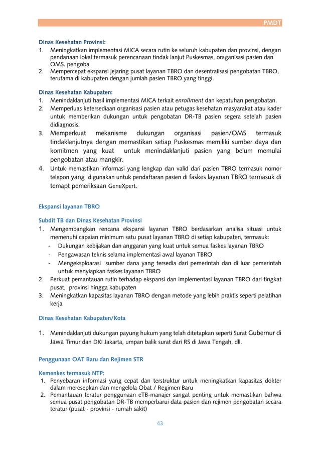 Pmdt laporan teknis ctb | PDF
