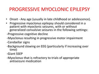 myoclonic epilepsy | PPT