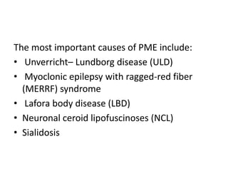 myoclonic epilepsy | PPT