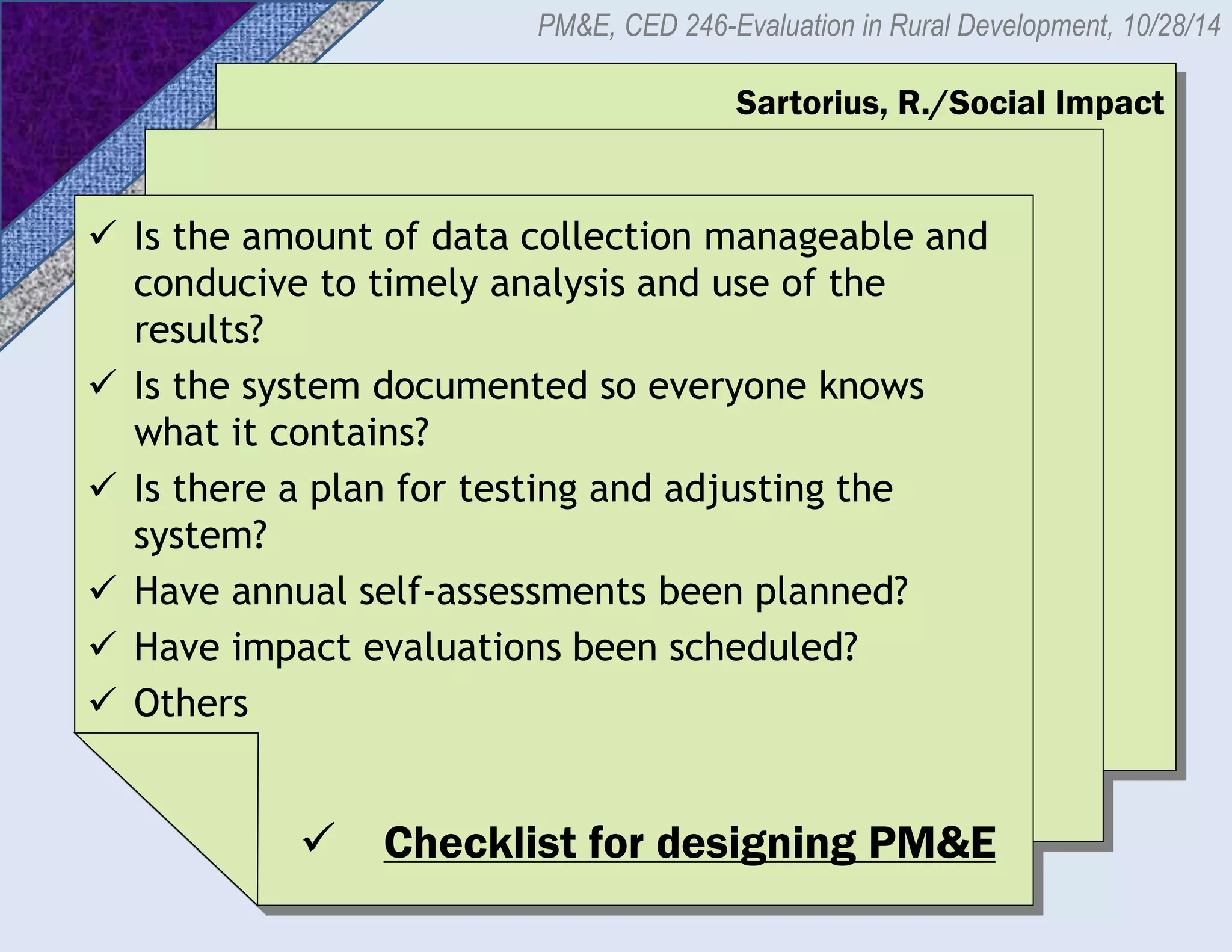 Participatory Monitoring and Evaluation | PDF