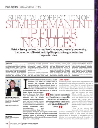 SURGICAL CORRECTION OF SEMI-PERMANENT LIP FILLER NODULES | PDF