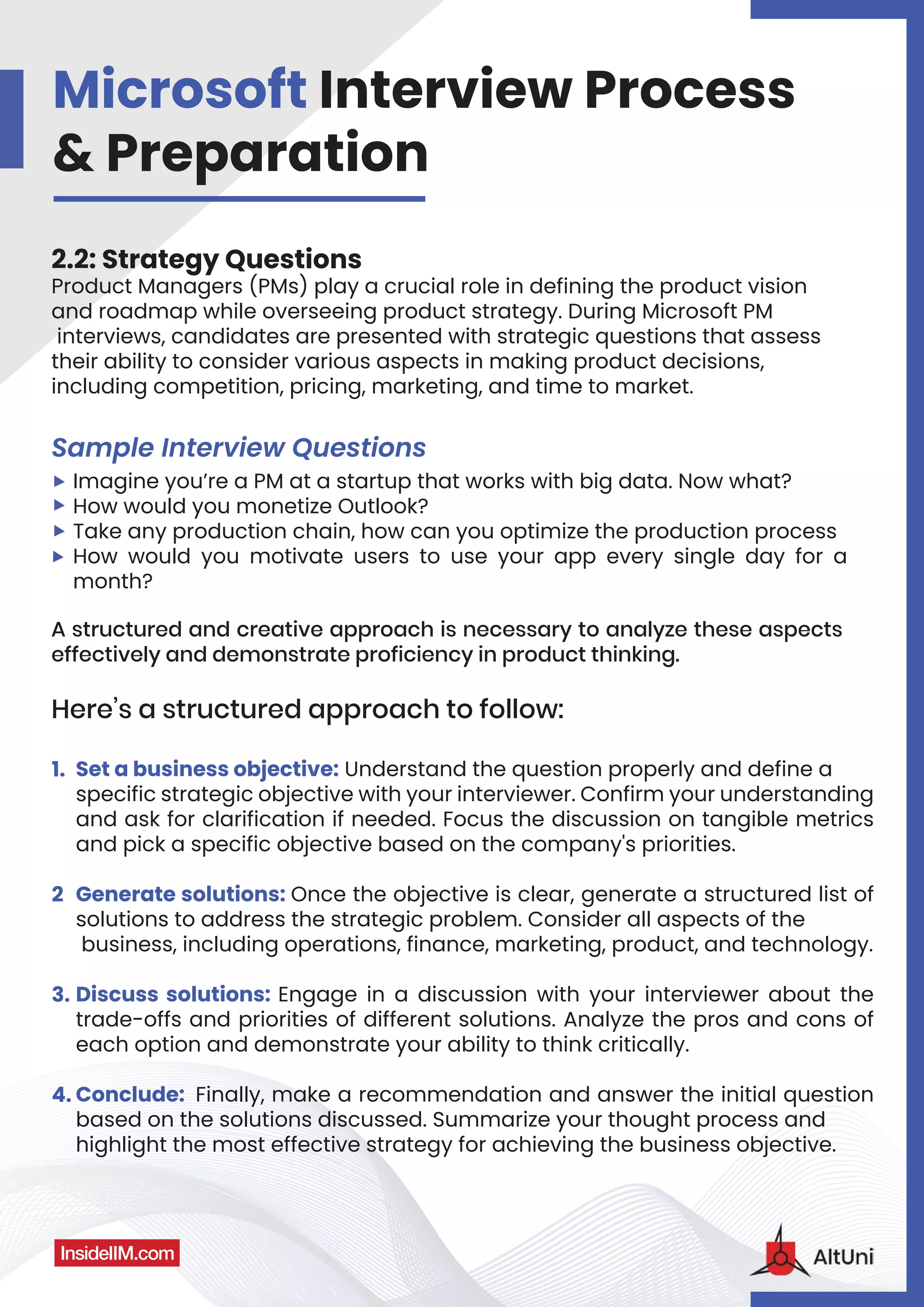 M/FAANG PM Interview Guide | PDF