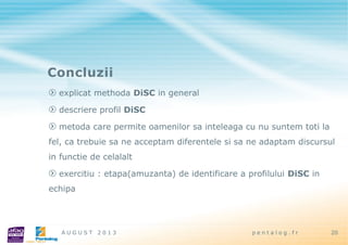 A tool for effective communication: DiSC | PPT