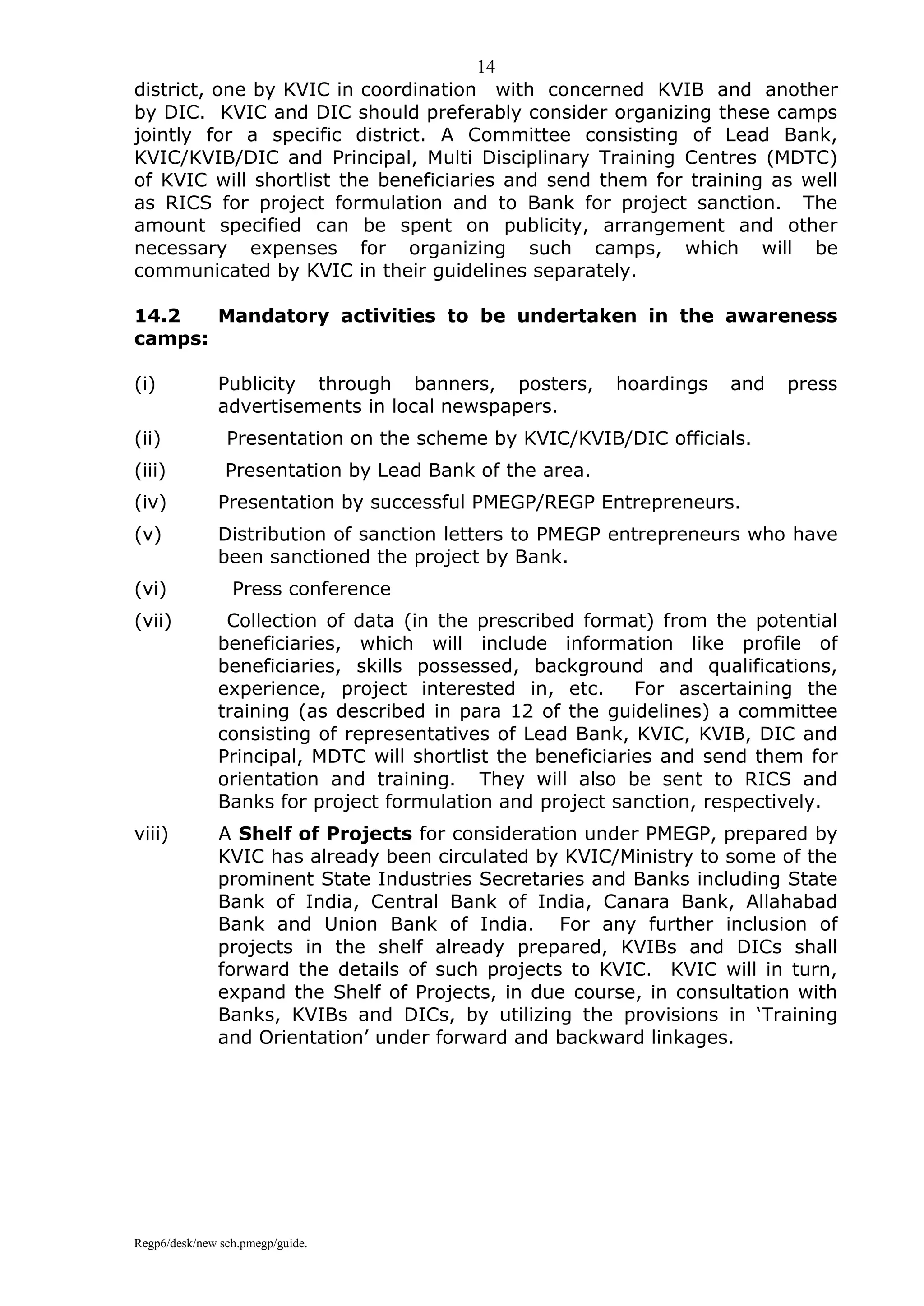 Pmegp scheme guidelines | PDF | Government Support and Welfare ...