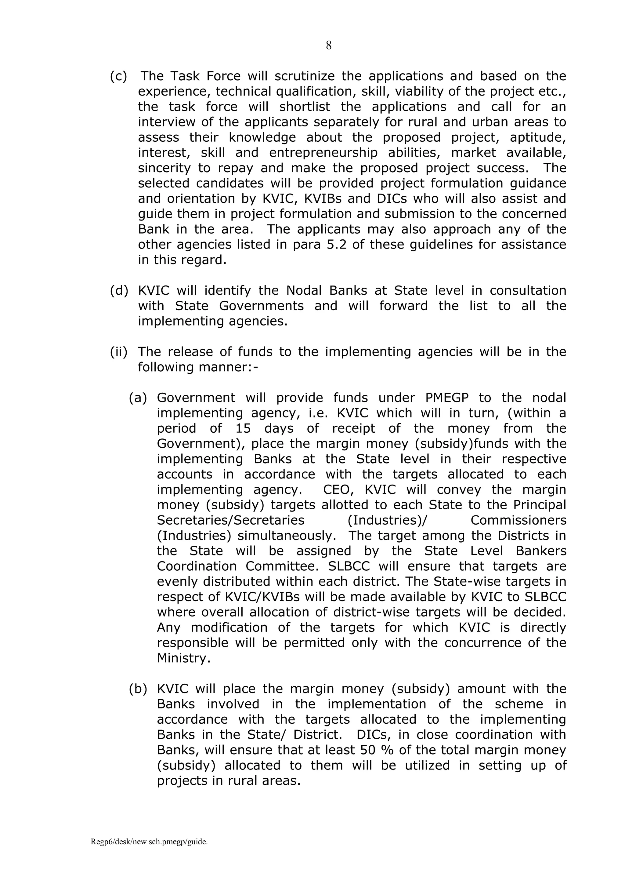 Pmegp scheme guidelines | PDF | Government Support and Welfare ...