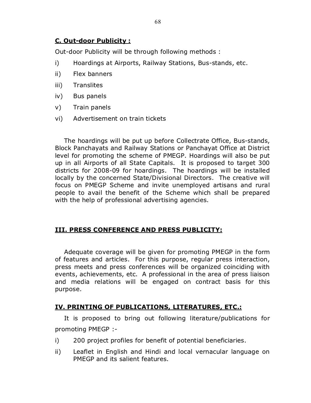 Pmegp scheme guidelines