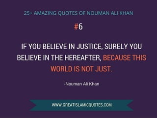 Nouman ali khan slideshow | PPTX
