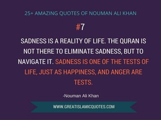 Nouman ali khan slideshow | PPTX