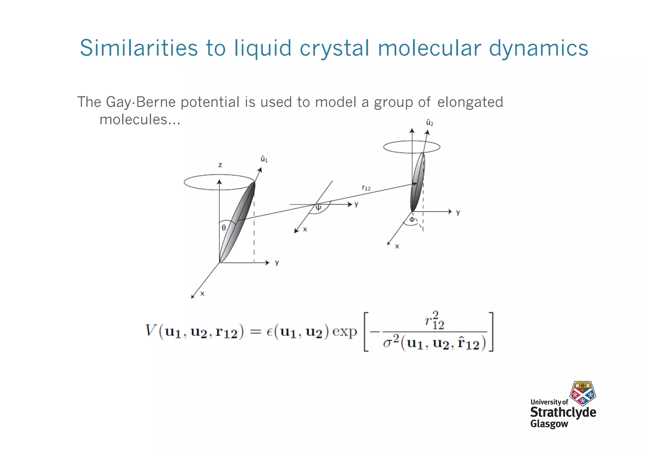 Using a theory of nematic liquid crystals to model swimming ...