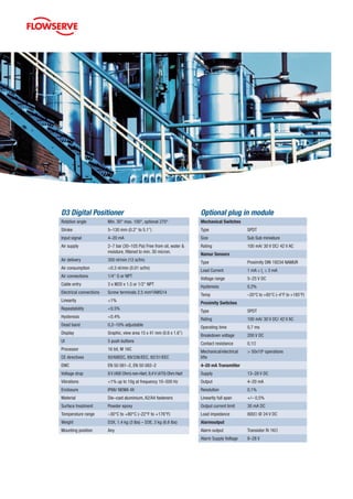PMV Digital Valve Positioner | PDF