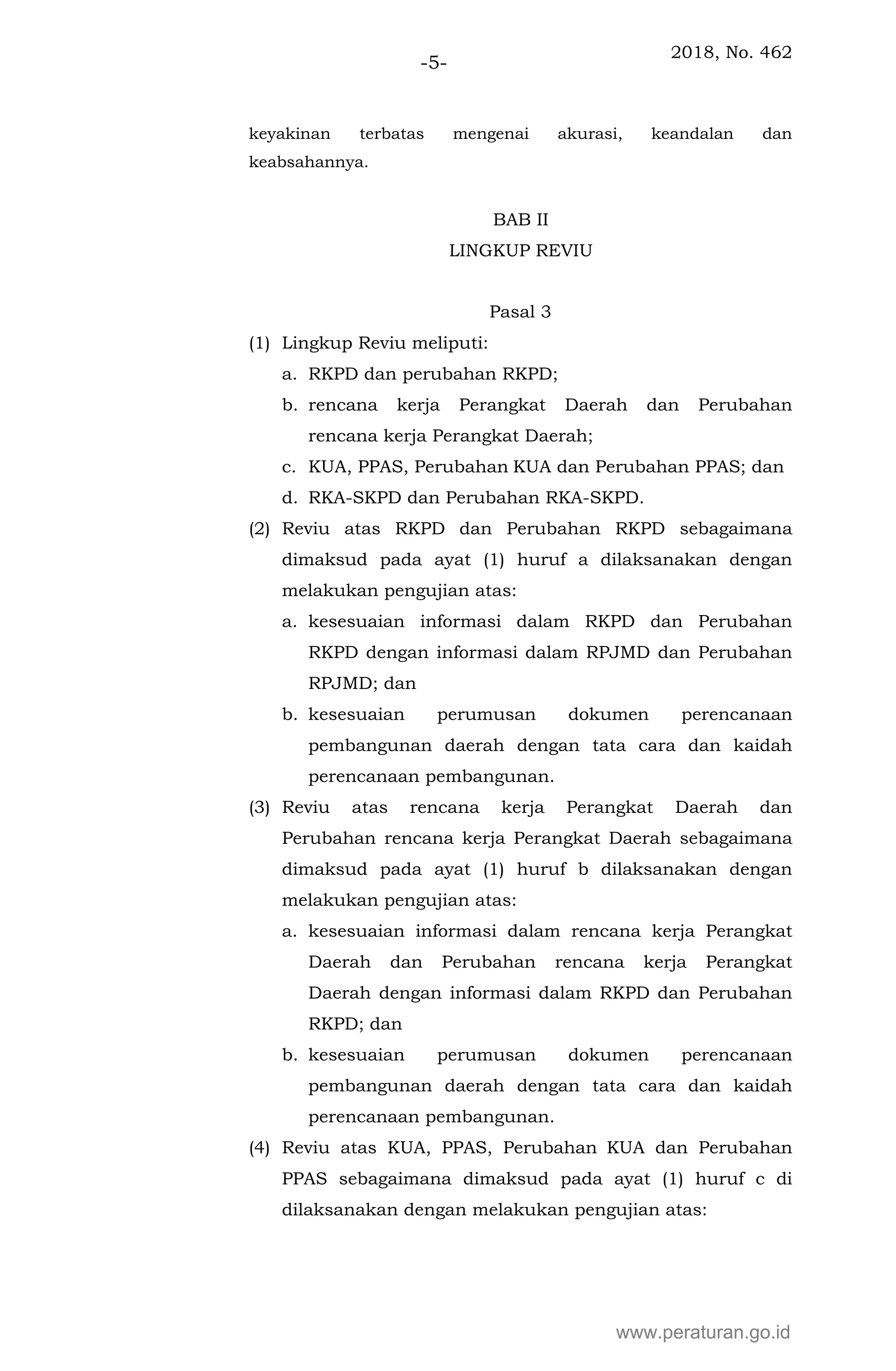 P mendagri 10 2018 reviu dokumen perencanaan pembangunan & anggaran ...