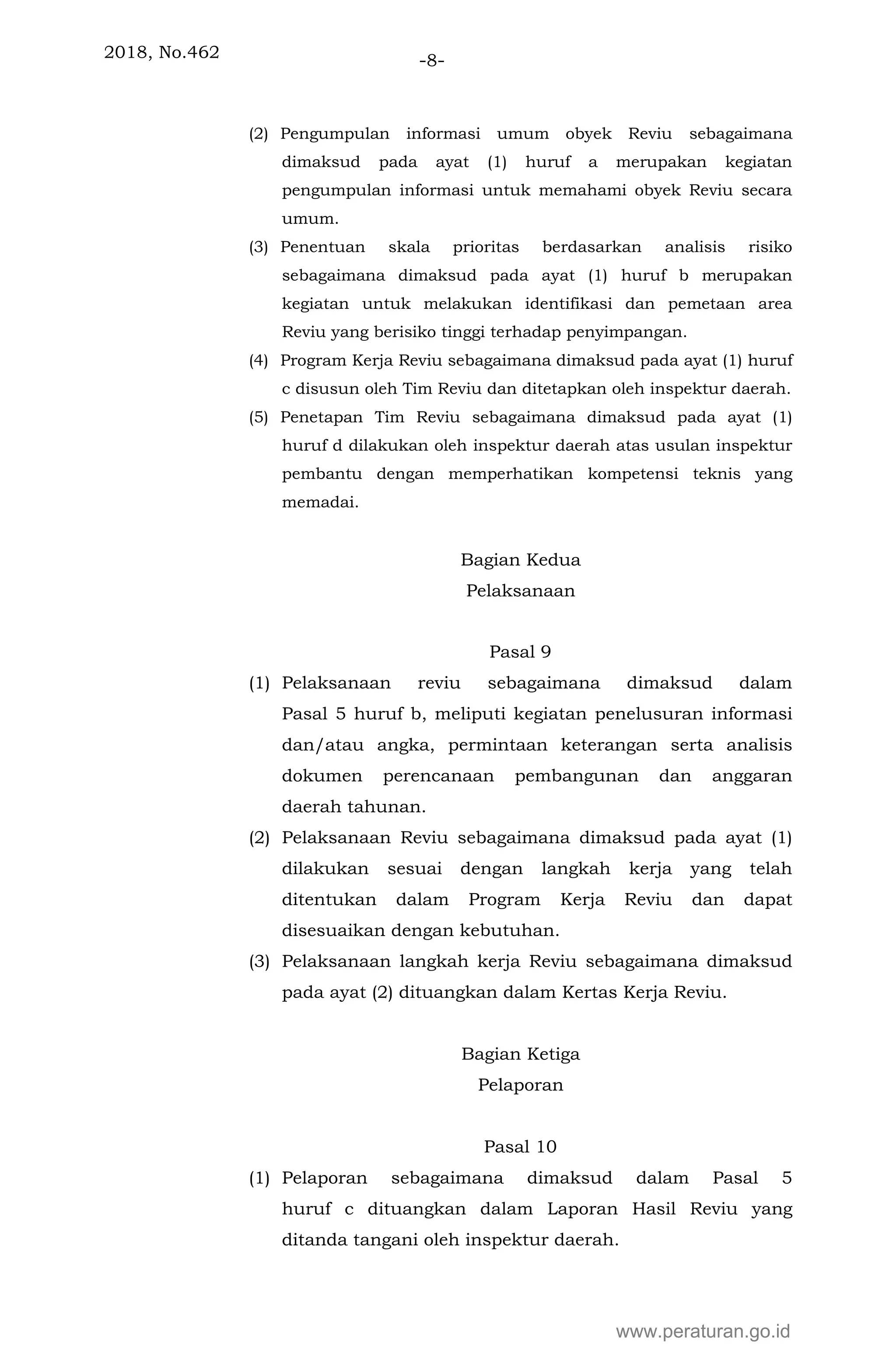 P mendagri 10 2018 reviu dokumen perencanaan pembangunan & anggaran ...