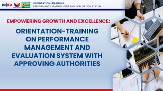 Orientation Training on Performance Management and Evaluation System | PDF