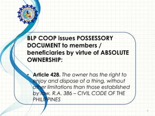 Online PMES - WHAT IS POSSESSORY DOCUMENT | PDF