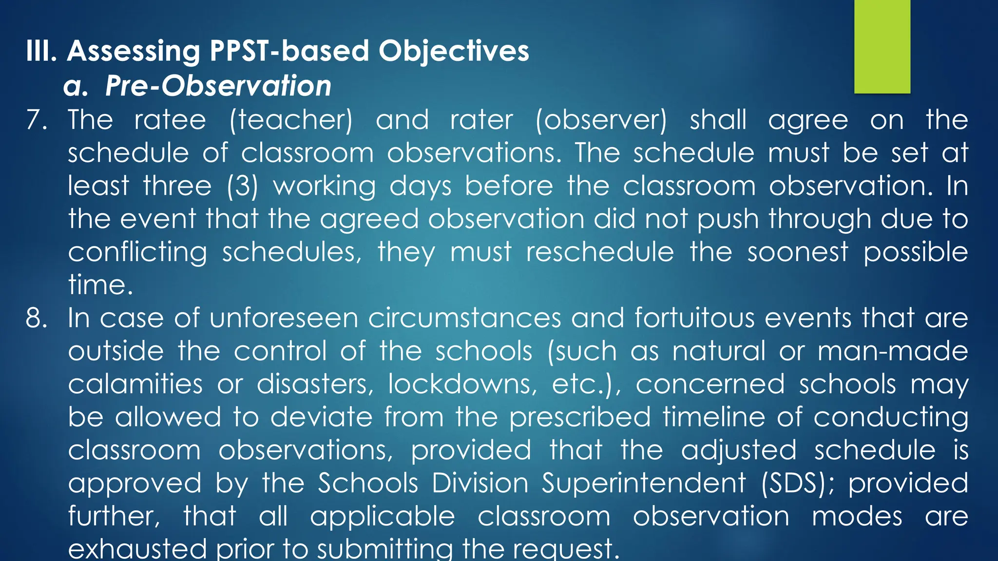 PMES Orientation.pptx INTERIM GUIDELINES FOR THE DEPARTMENT OF ...