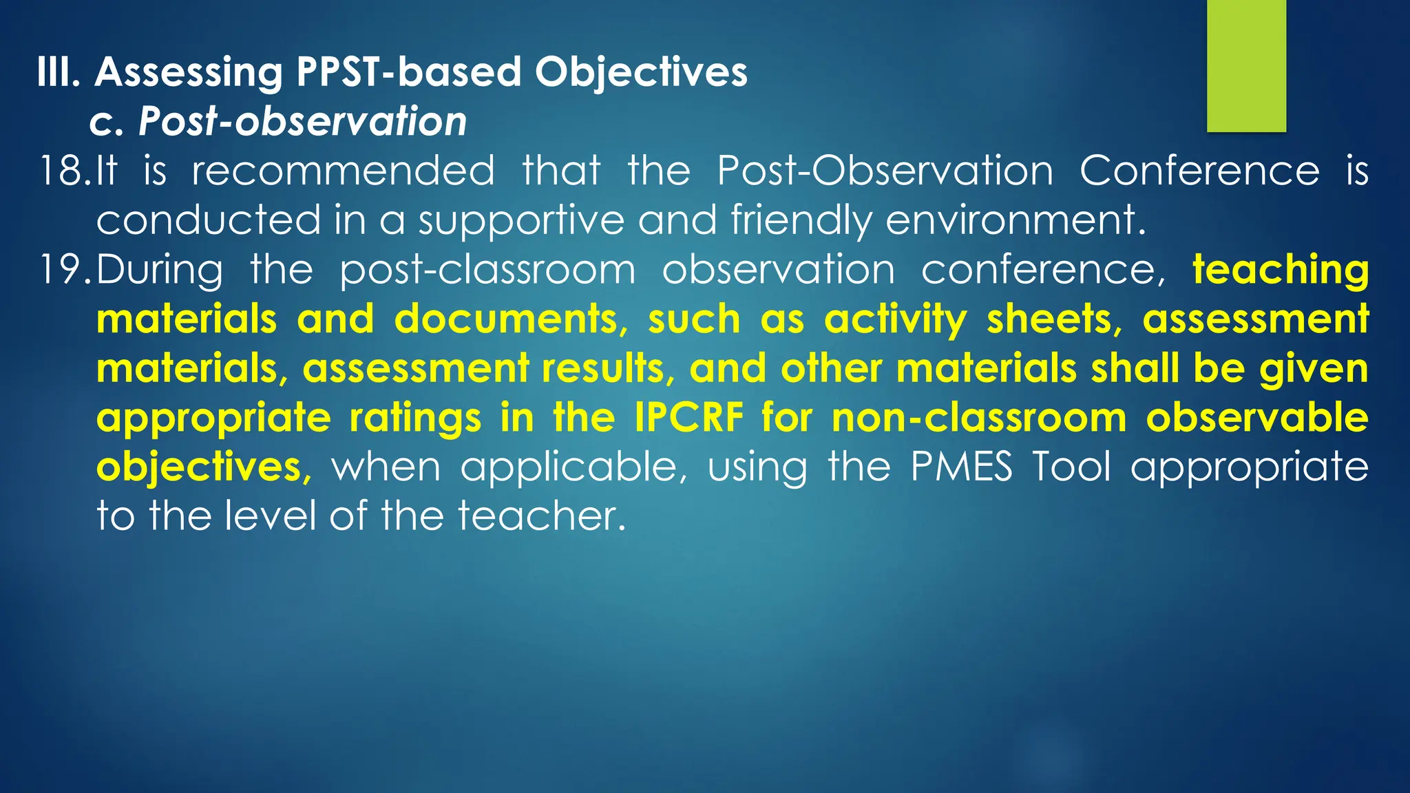 PMES Orientation.pptx INTERIM GUIDELINES FOR THE DEPARTMENT OF ...