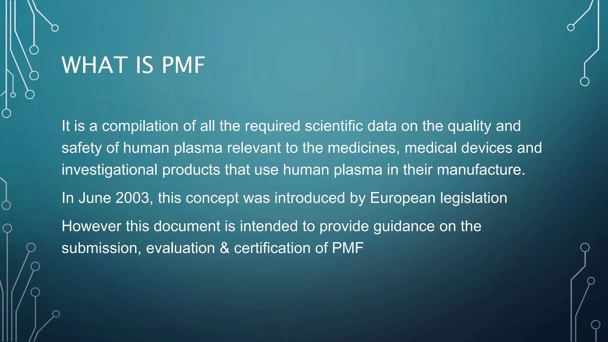 plasma master file in European countries and requirements in letter of ...
