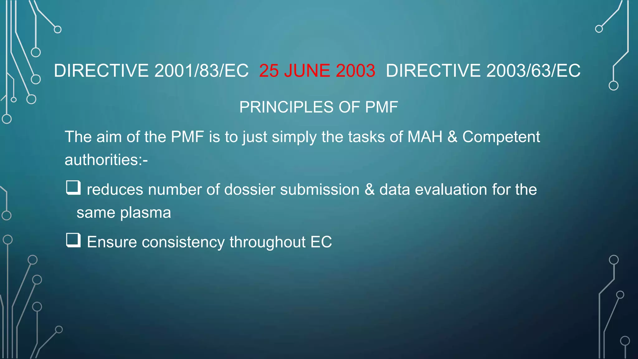 plasma master file in European countries and requirements in letter of ...